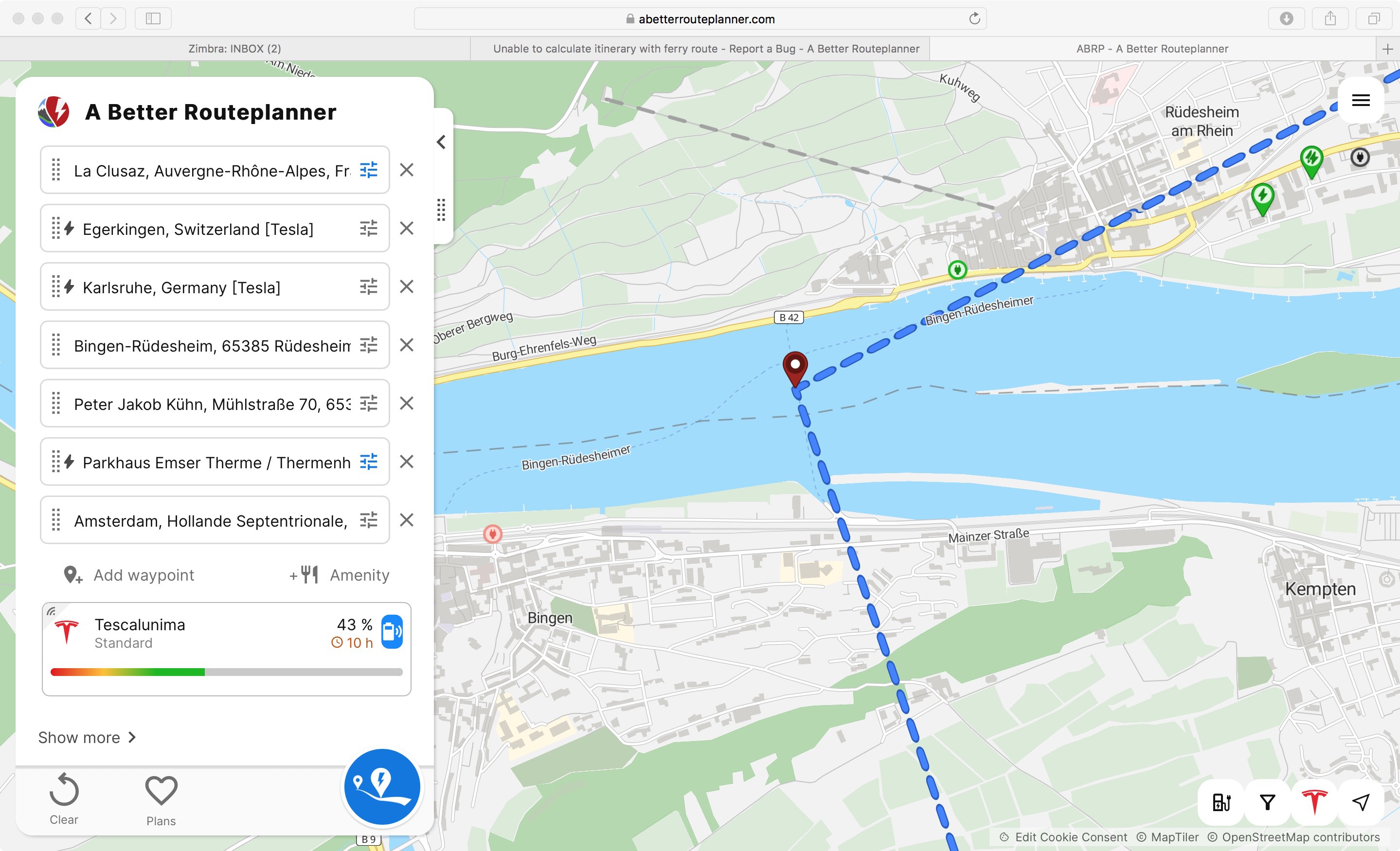 Unable to calculate itinerary with ferry route - Report a Bug - A ... Unable to calculate itinerary with ferry route - Report a Bug - A ...